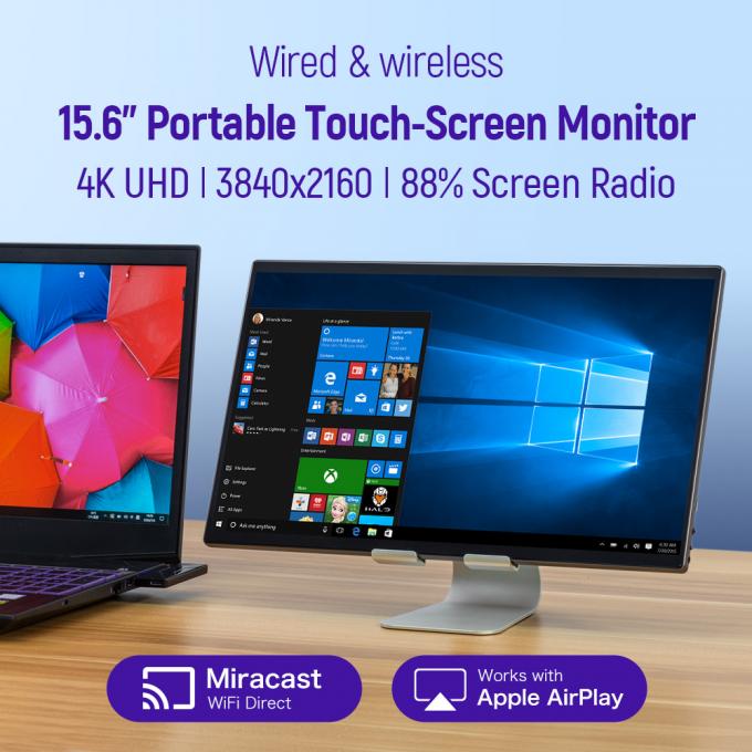 13.3Inch WPortable Wireless Touch Screen Monitor