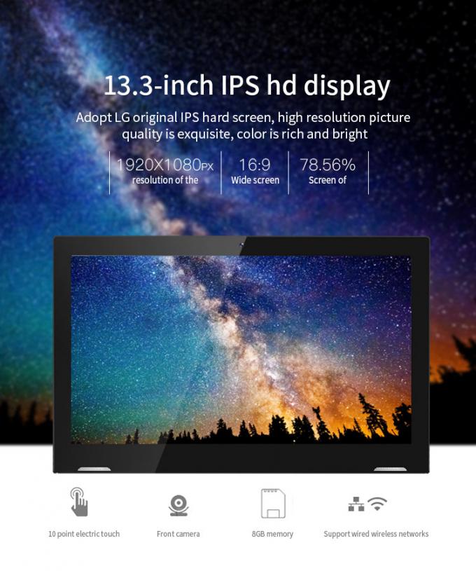 13.3 inch Android Tablet Touchscreen Tablet with WIFI & RJ45 for ...